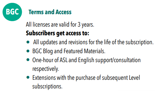 Purchasing the BGC – Bilingual Grammar Curriculum